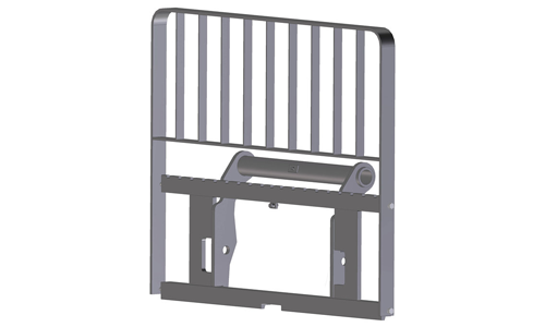 Tilting fork carriage and load backrest - Gulf Coast Precision AG